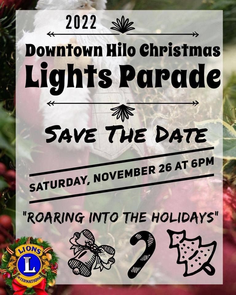 Downtown Hilo Christmas Lights Parade - Hawaii Classic Cruizers, Inc.